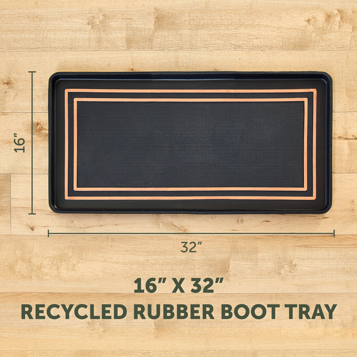 Eddie Bauer Double Border Rubber Boot Trays & Reviews | Wayfair