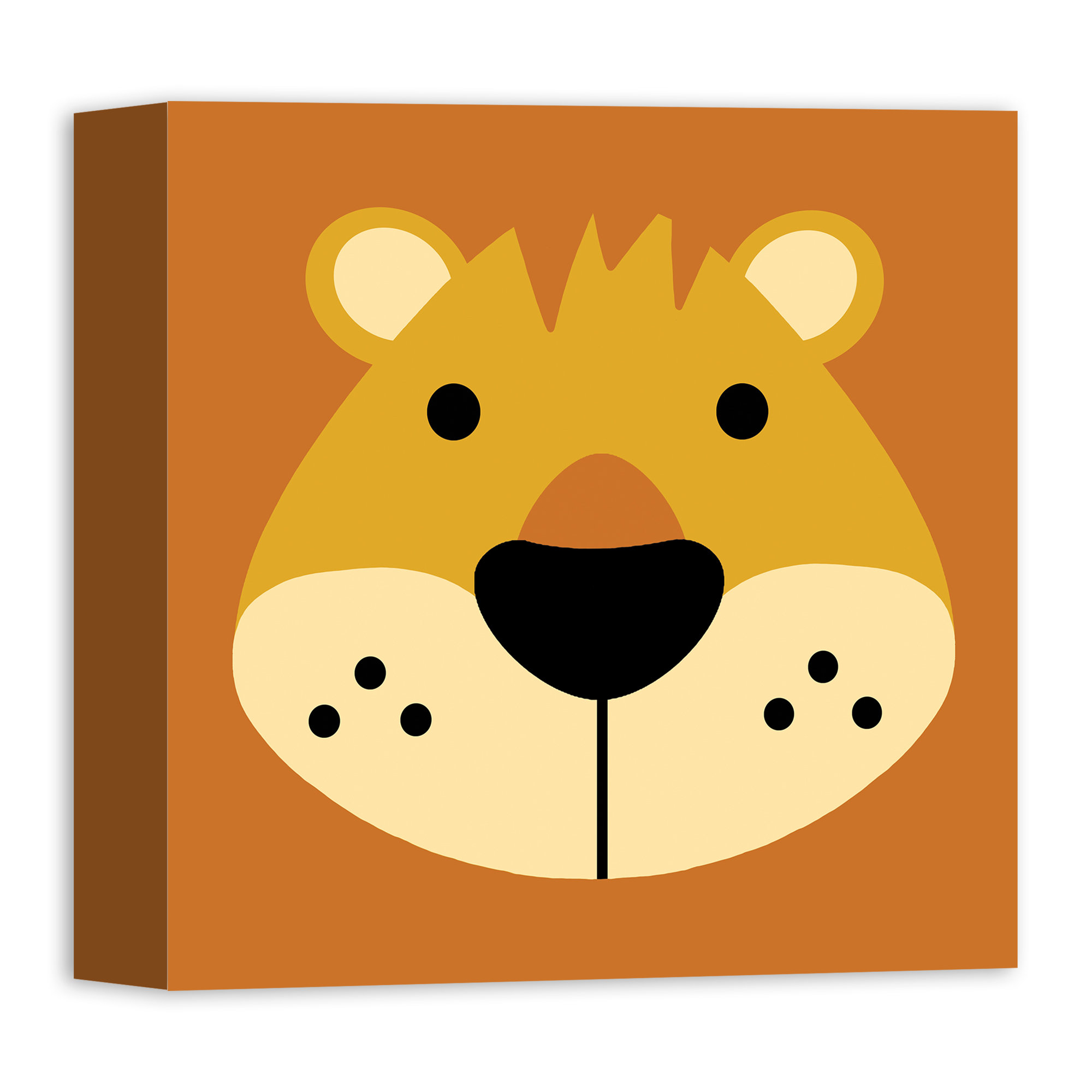Zoomie Kids Marko Lion Face Friend Art - Wayfair Canada