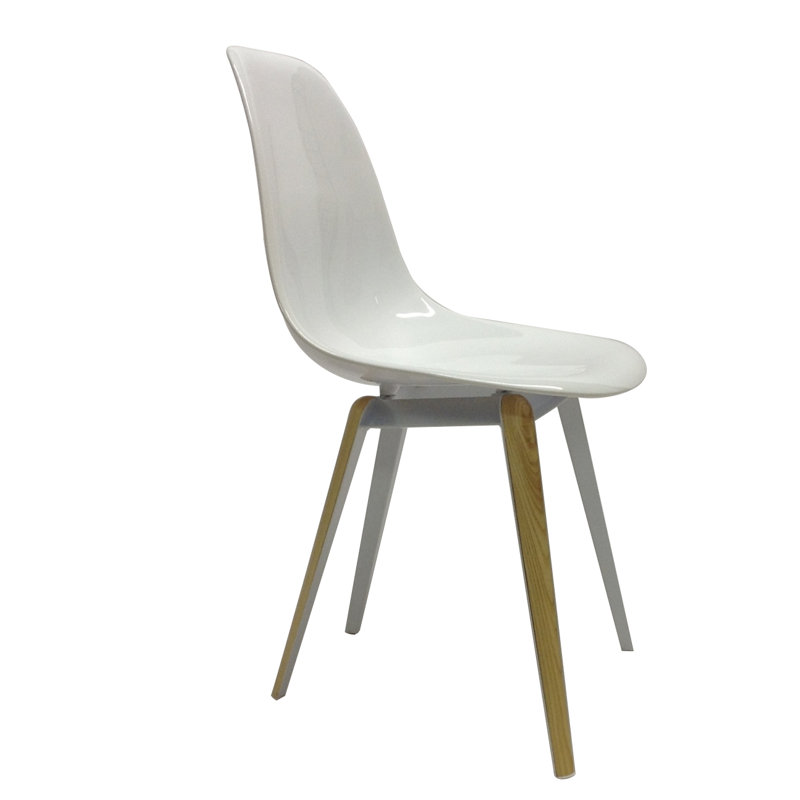 Wrought Studio Souders Genuine Leather Side Chair | Wayfair