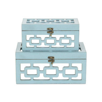 Cheungs 2 Piece Decorative Box Set & Reviews | Wayfair