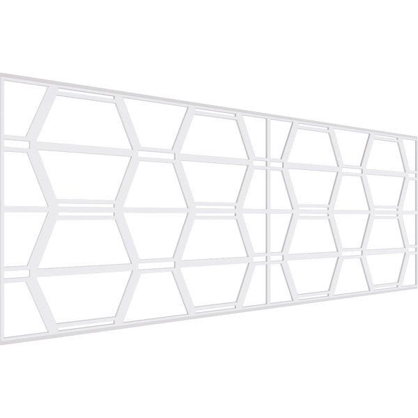 PCI Enterprises 36.25'' H x 94.5'' W x 0.38'' D Expanded Cellular PVC ...