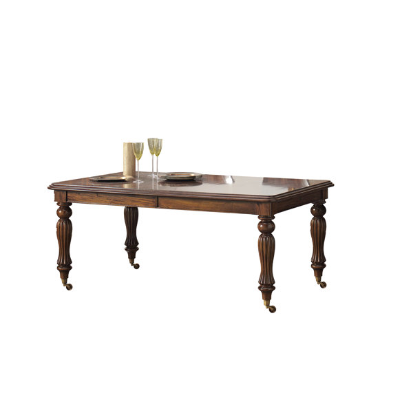 Keen Replicas Extendable Solid Wood Dining Table | Wayfair.co.uk