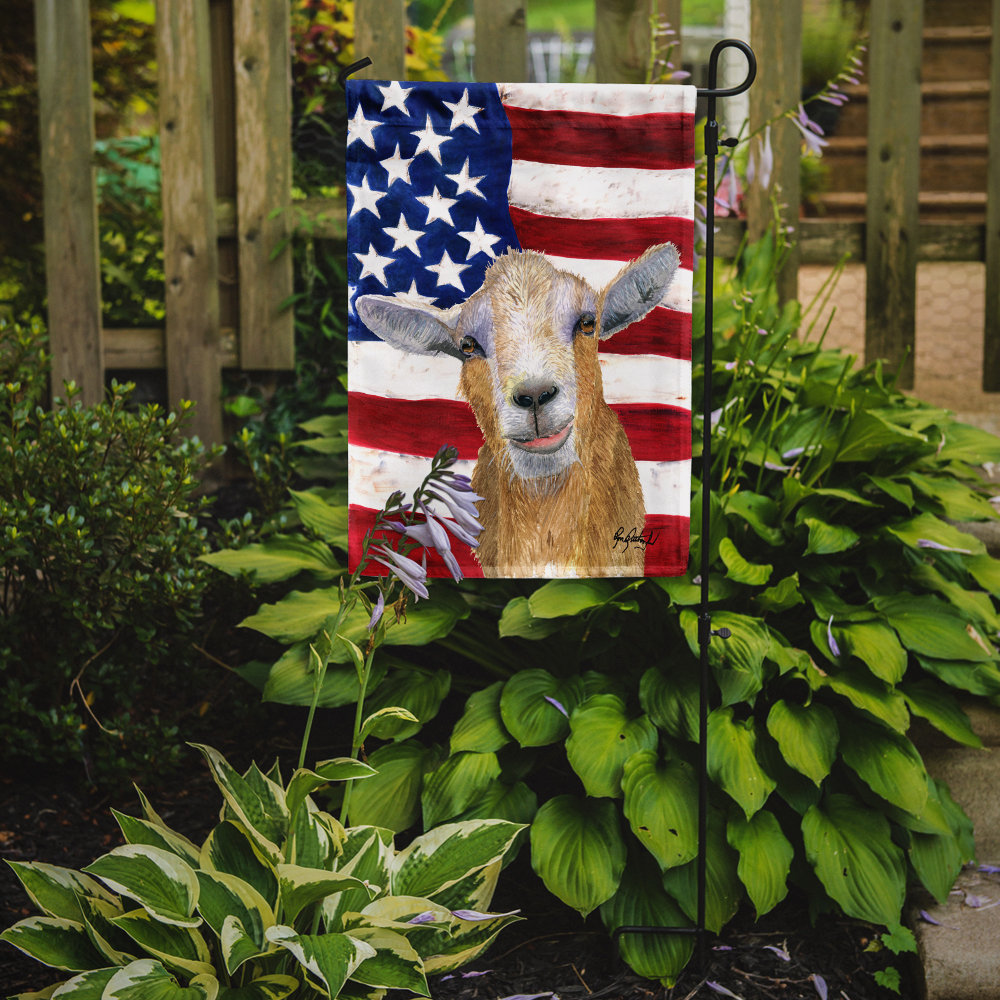 Trinx American Goat 2-Sided Garden Flag & Reviews | Wayfair