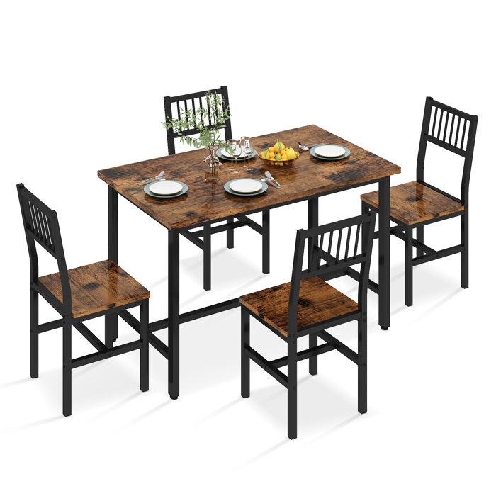 17 Stories 5 - Piece Dining Set | Wayfair