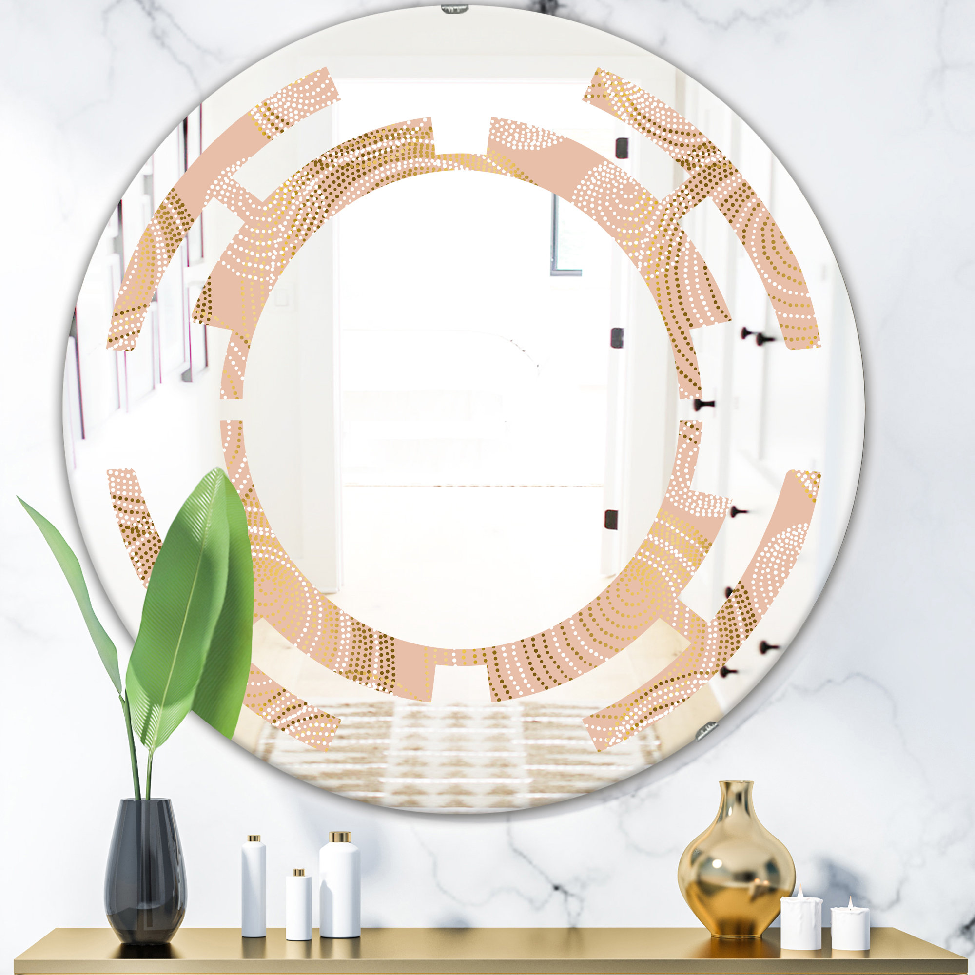 East Urban Home Space Abstract Geometry Luxury Cottage Americana ...