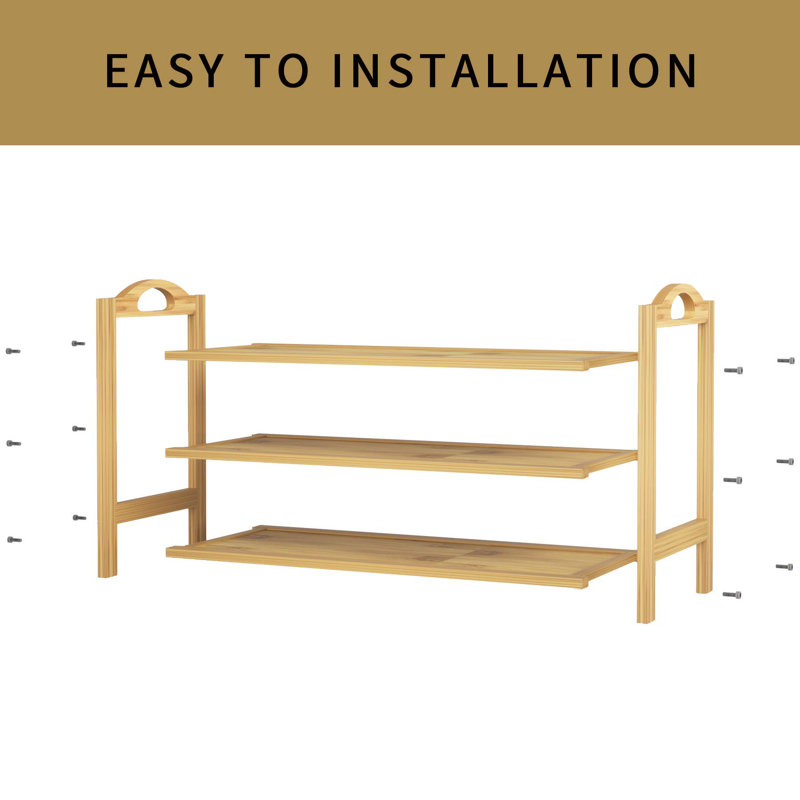 Mercer41 12 Pair Shoe Rack | Wayfair