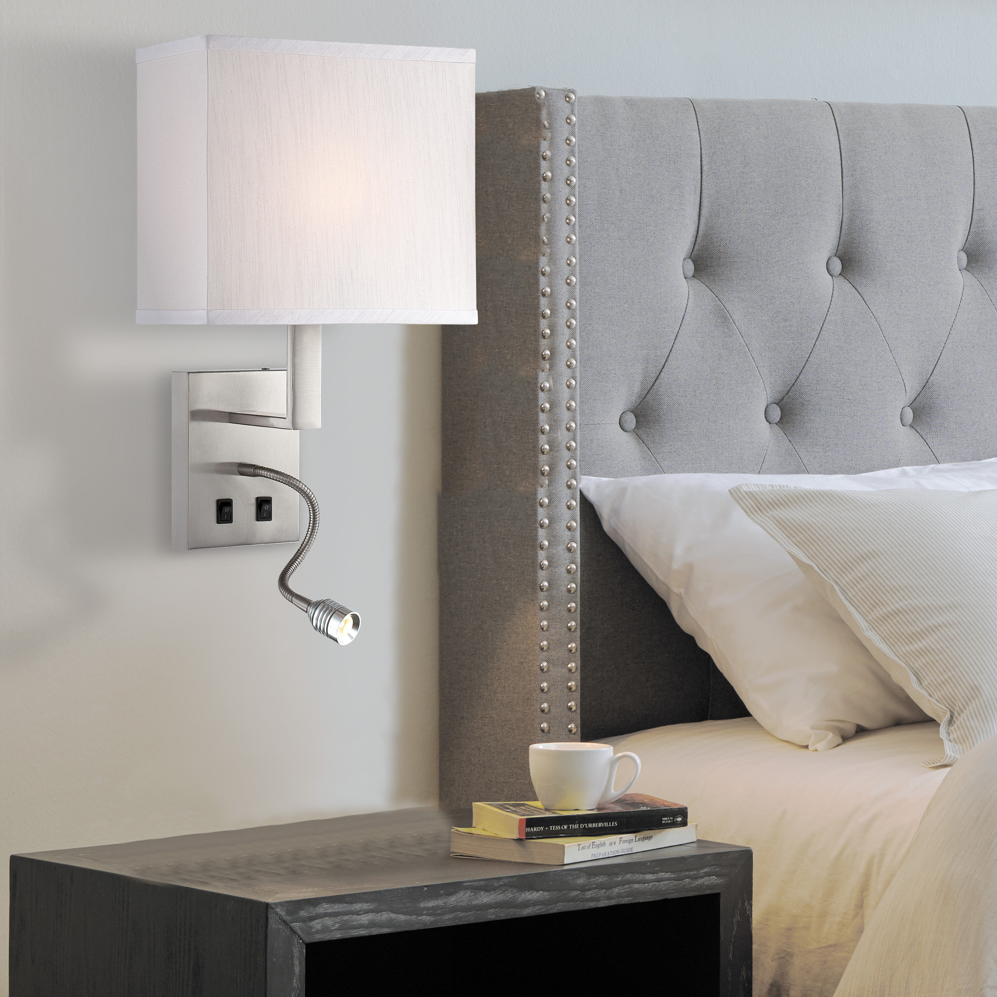 Latitude Run® Yogyakarta 2-Light Armed Sconce & Reviews - Wayfair Canada