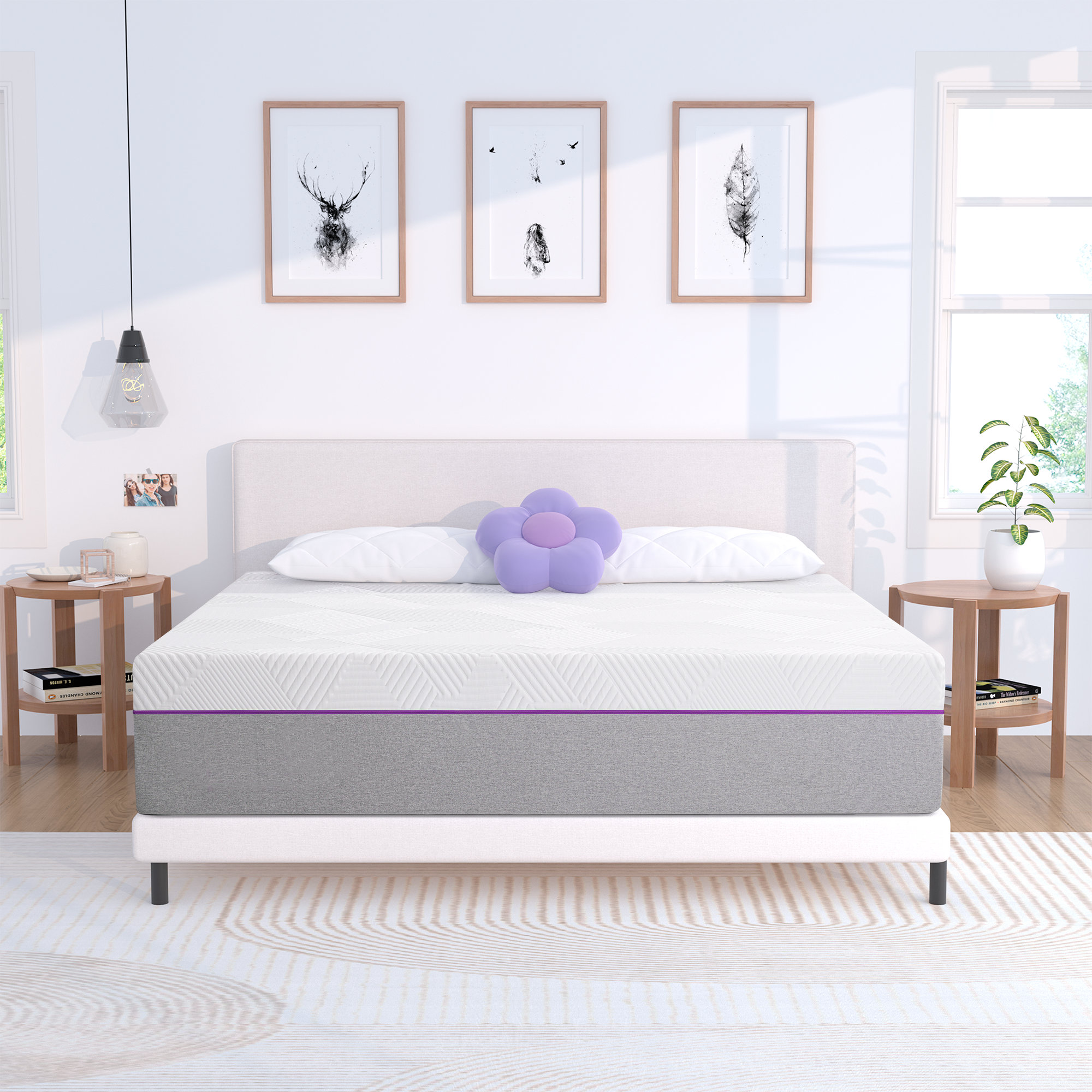 Alwyn Home Rilla 10" Medium-Firm Gel Memory Foam Mattress & Reviews ...