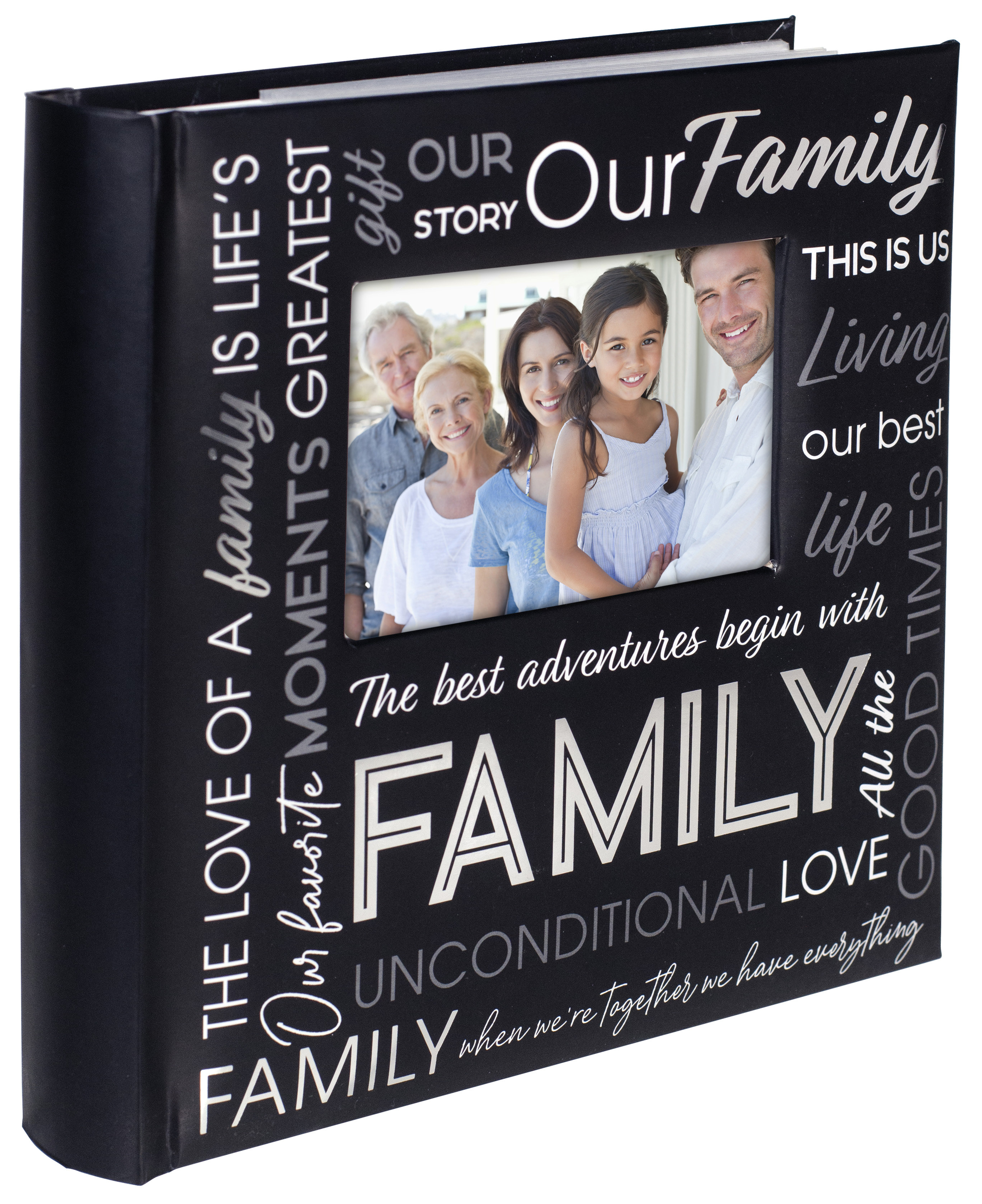 Trinx Family Black All-over Sentiment 2 of Pieces Album Set & Reviews ...