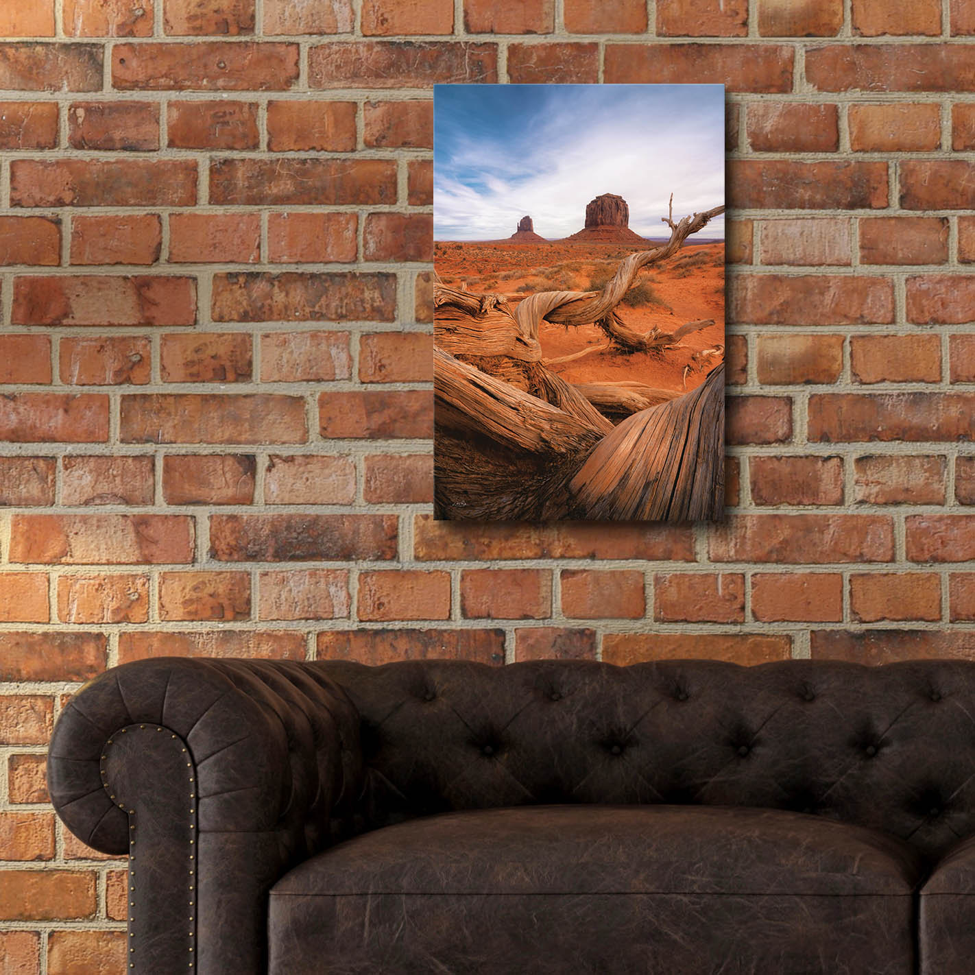 Union Rustic 'Weathered Wood At Monument Valley' by Martin Podt Acrylic ...