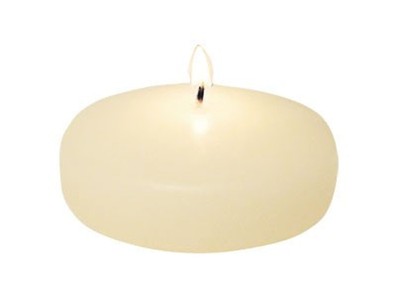 Hokku Designs Set Of 12 Ivory Floating Candles | Wayfair