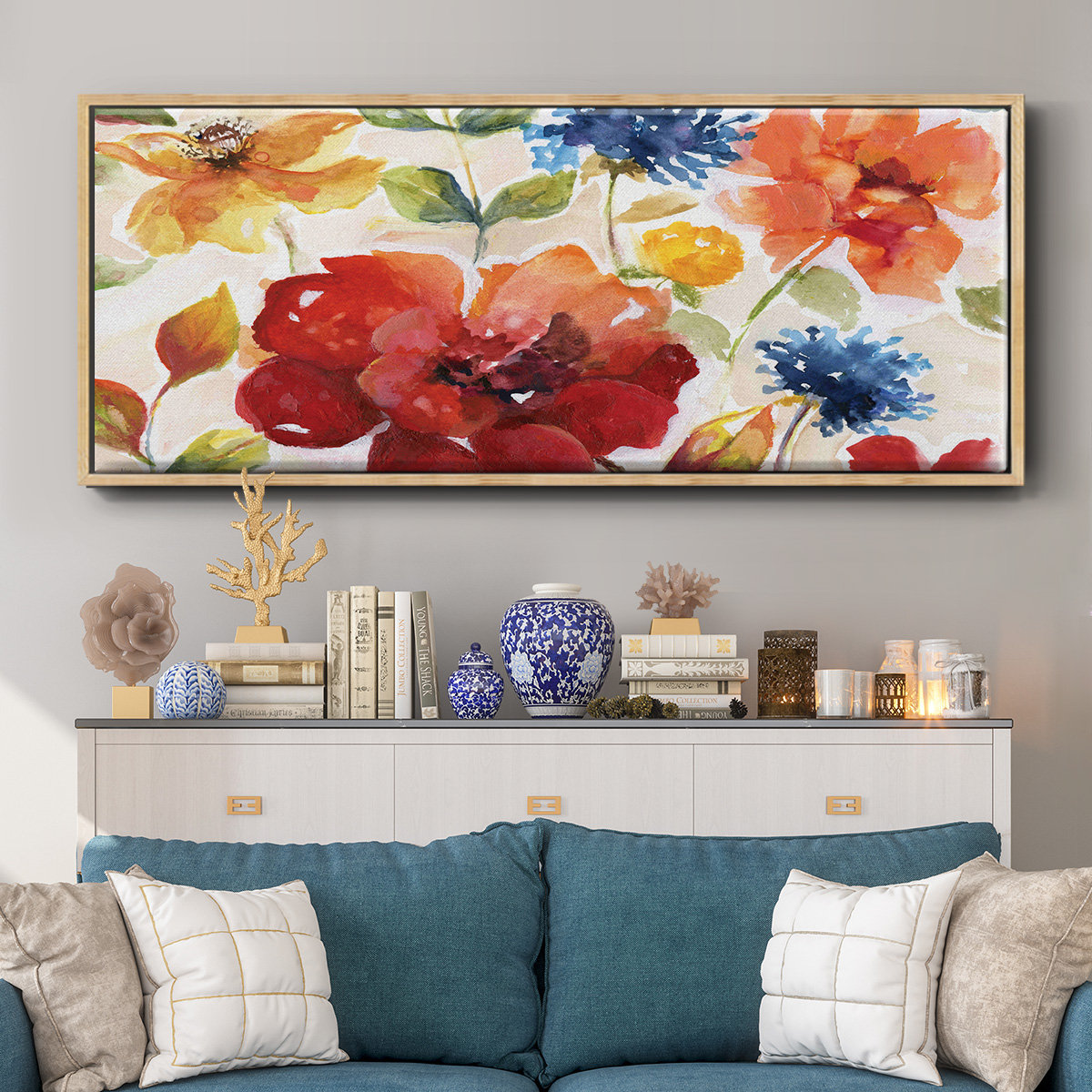 Red Barrel Studio® Summer Salsa- Framed Canvas | Wayfair