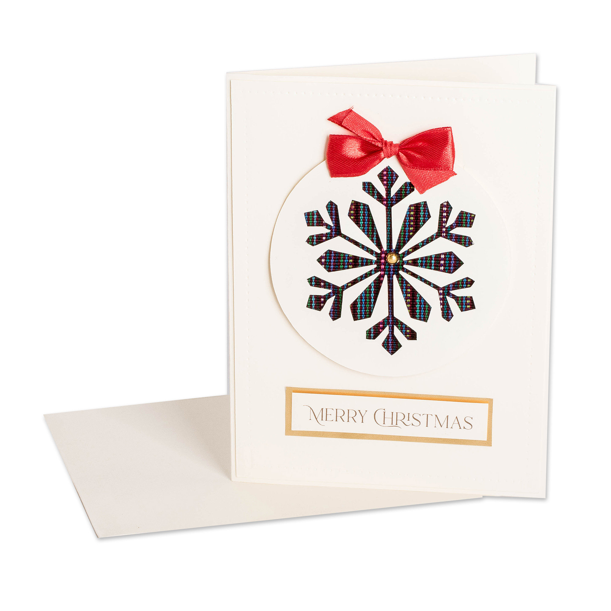 The Holiday Aisle® Handmade Festive Tenderness Christmas Greeting Card ...