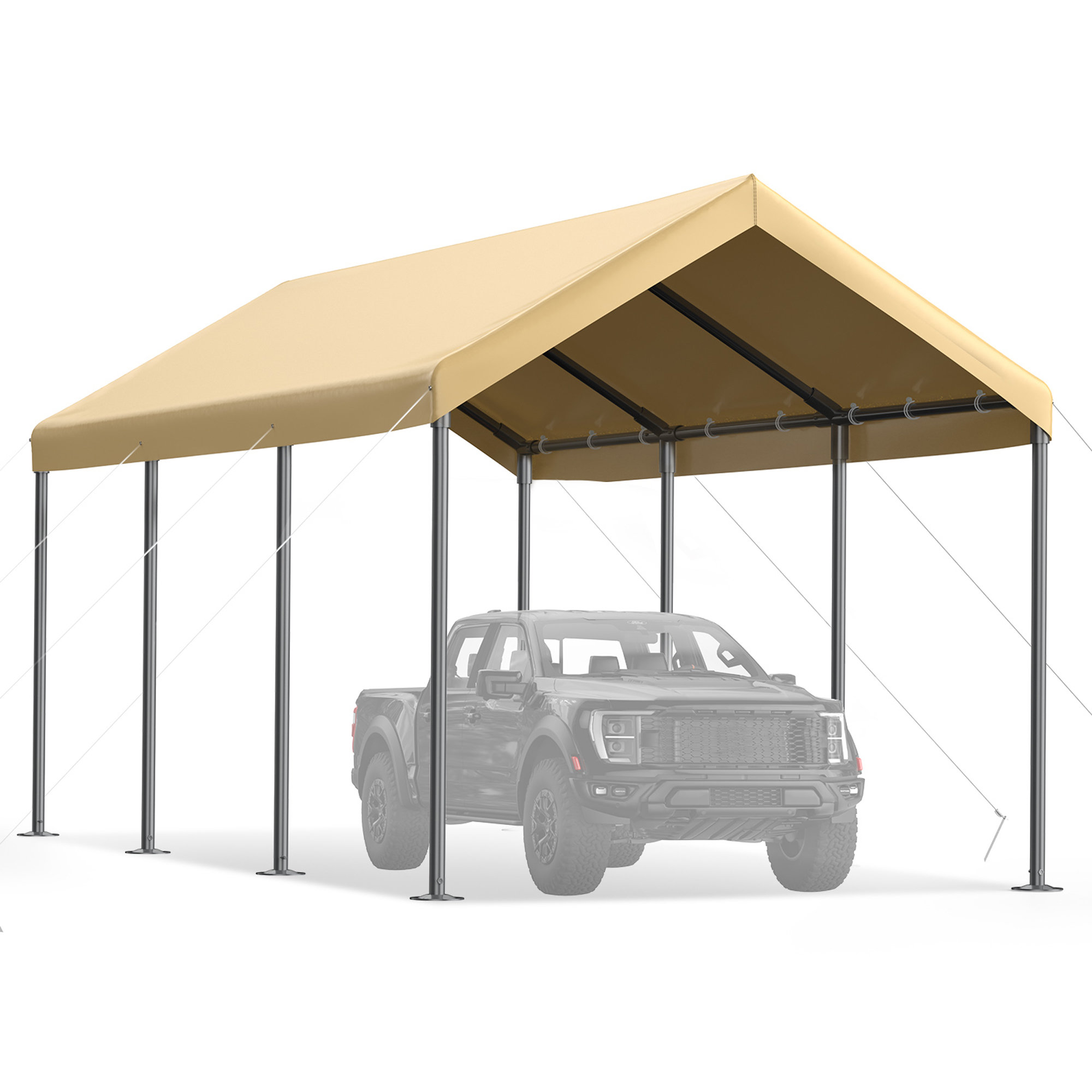 Cityflee 10 Ft. W x 20 Ft. D Canopy - Wayfair Canada