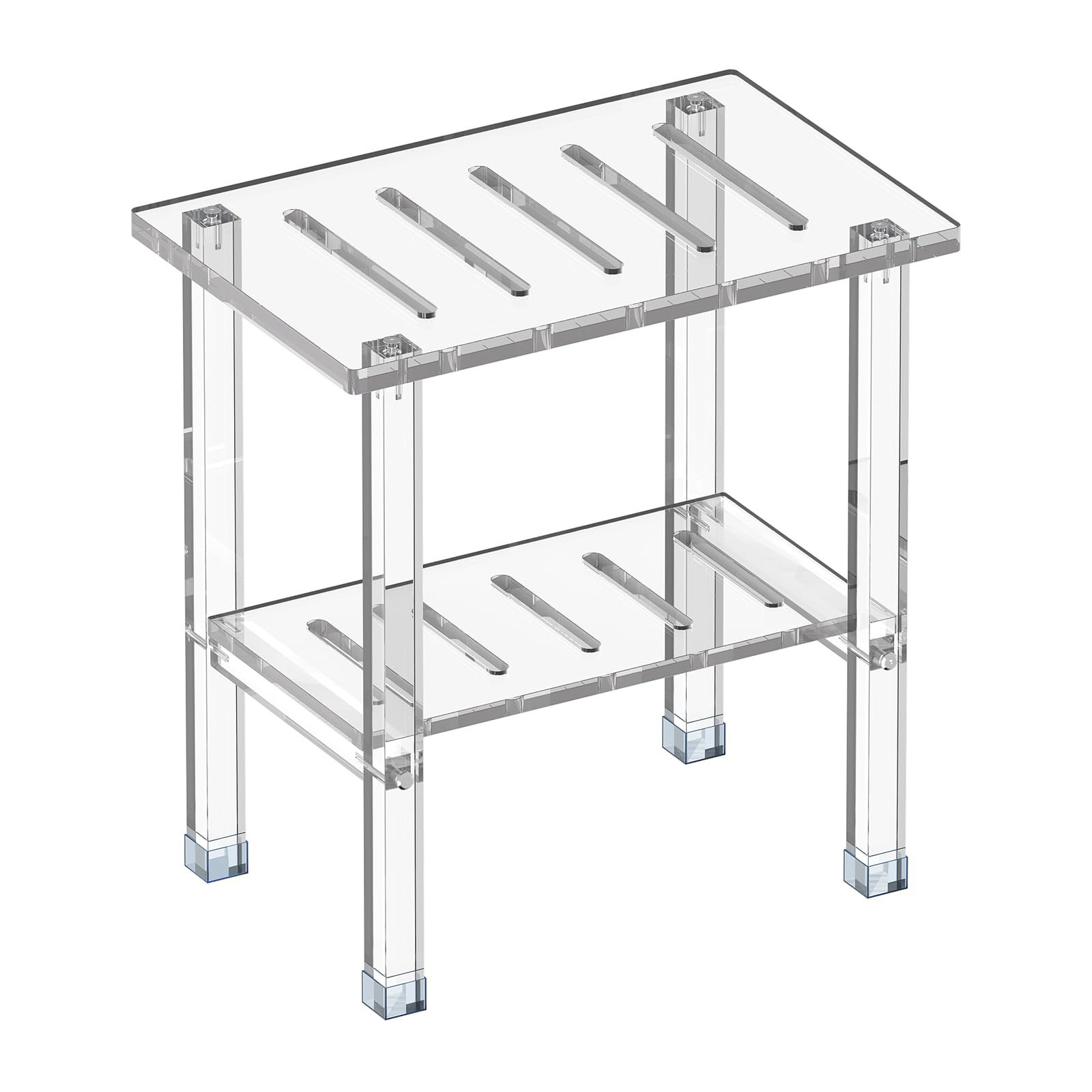 Ivy Bronx Acrylic Shower Bench For Inside Shower, Heavy Duty (Hold Up ...