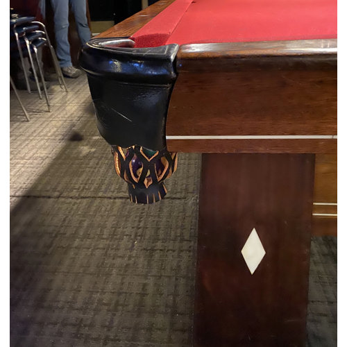 GSE Games & Sports Expert 6 Piece PU Leather Billiard Pool Table ...