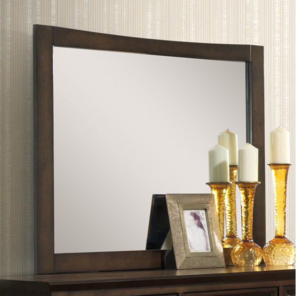 Charlton Home® North Adams Wood Frame Mirror | Wayfair