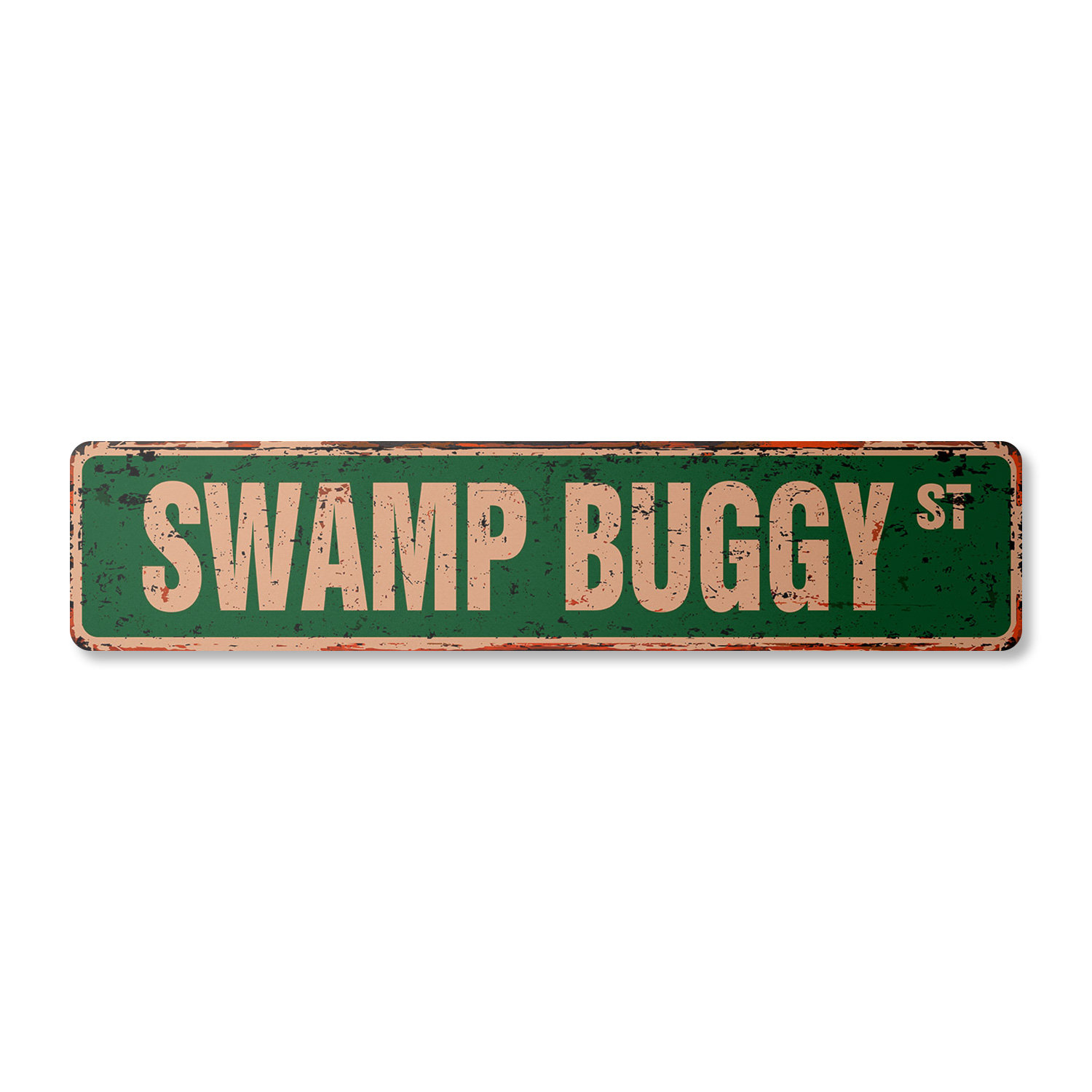 SignMission Plaque de rue en aluminium Swamp Buggy - Wayfair Canada