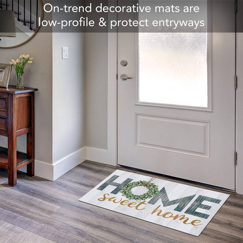 CounterArt Galvanized Home Indoor/Outdoor Entryway Floor Mat | Wayfair