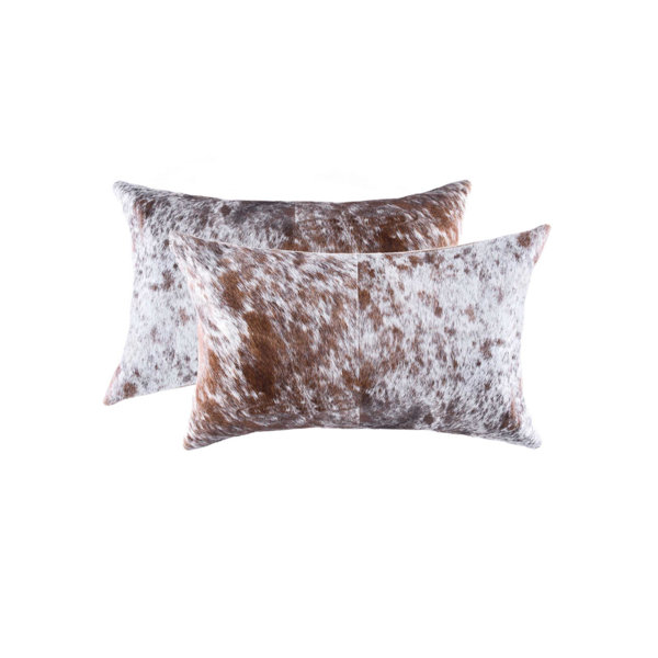 HomeRoots Animal Print Microsuede Throw Pillow | Wayfair