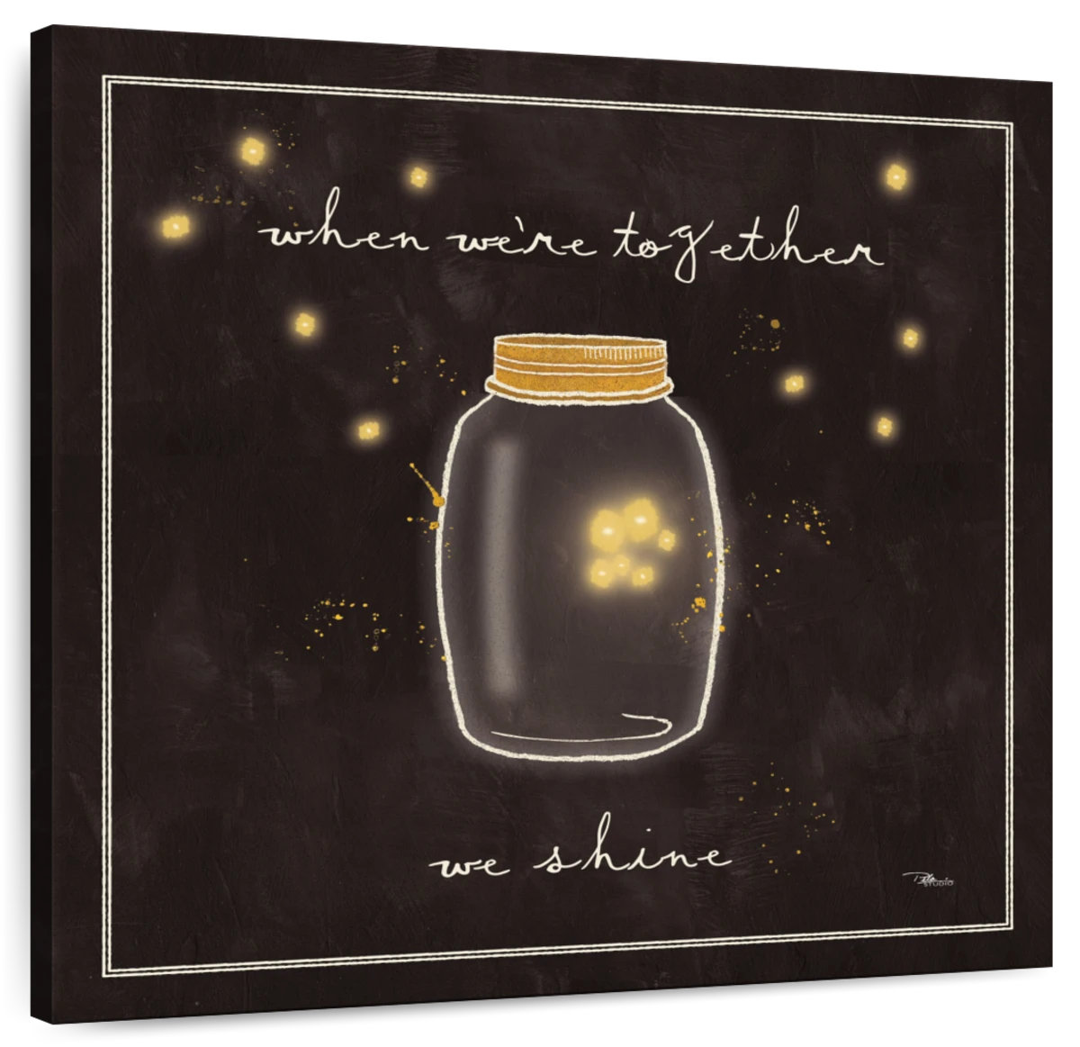 Trinx Khylige Firefly Glow I Wall Sign | Wayfair