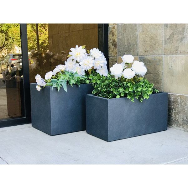 Latitude Run® Kante Lightweight Durable Modern Rectangle Outdoor ...