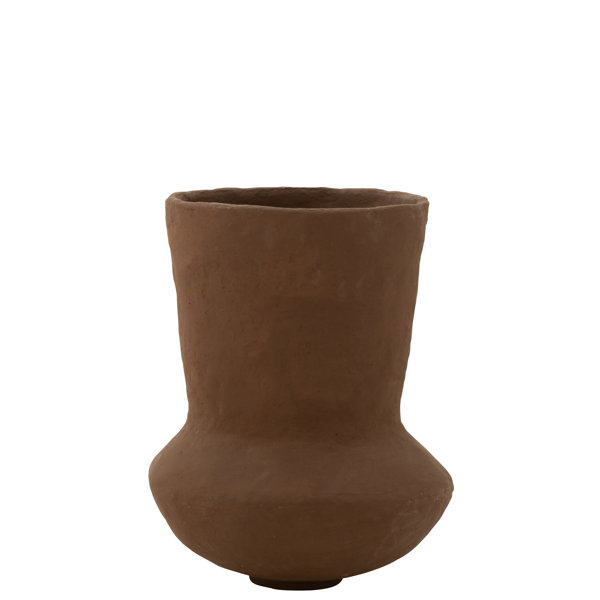 Ivy Bronx POT ARCHAIC PAPER MACHE NATURAL SMALL | Wayfair.co.uk