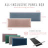 Vant Panels Velvet Wall Paneling in Antique Blue | Wayfair