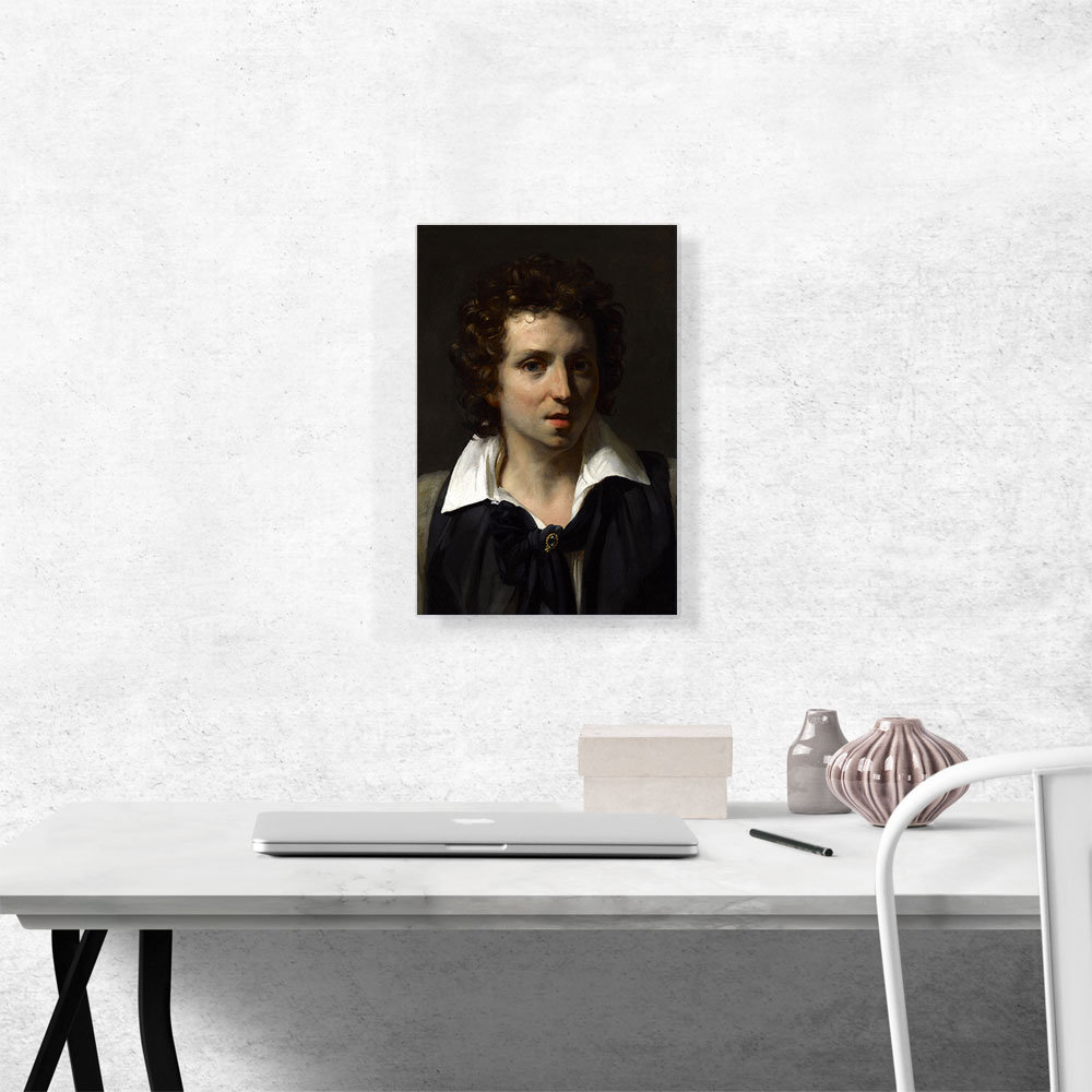 ARTCANVAS Portrait Of A Young Man On Canvas by Theodore Gericault Print ...