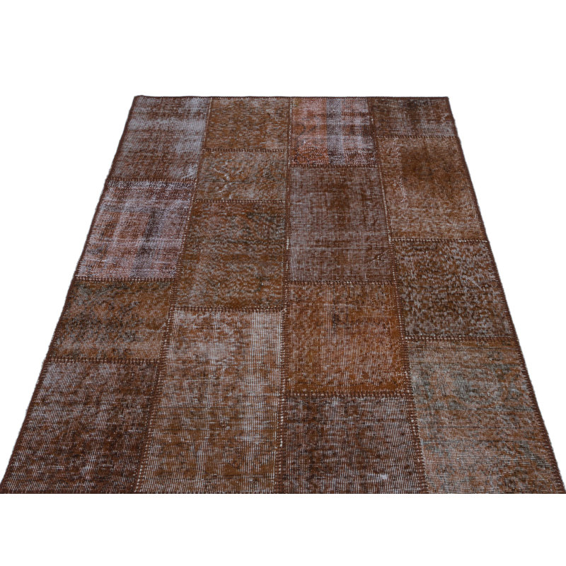 Isabelline Tenneil Brown Vintage Wool Handmade Area Rug | Wayfair