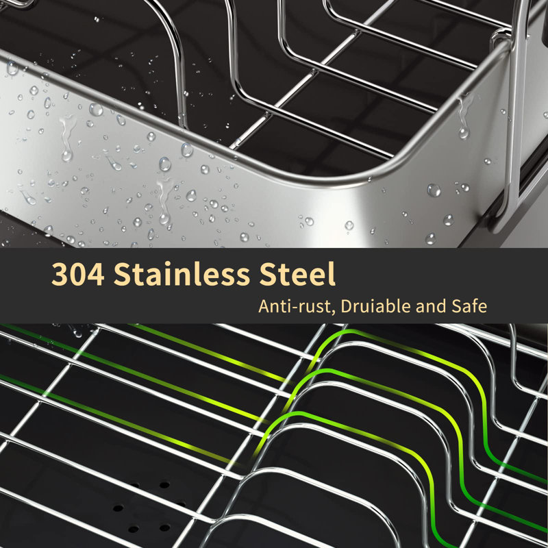 X－MAX FURNITURE Stainless Steel Dish Rack | Wayfair