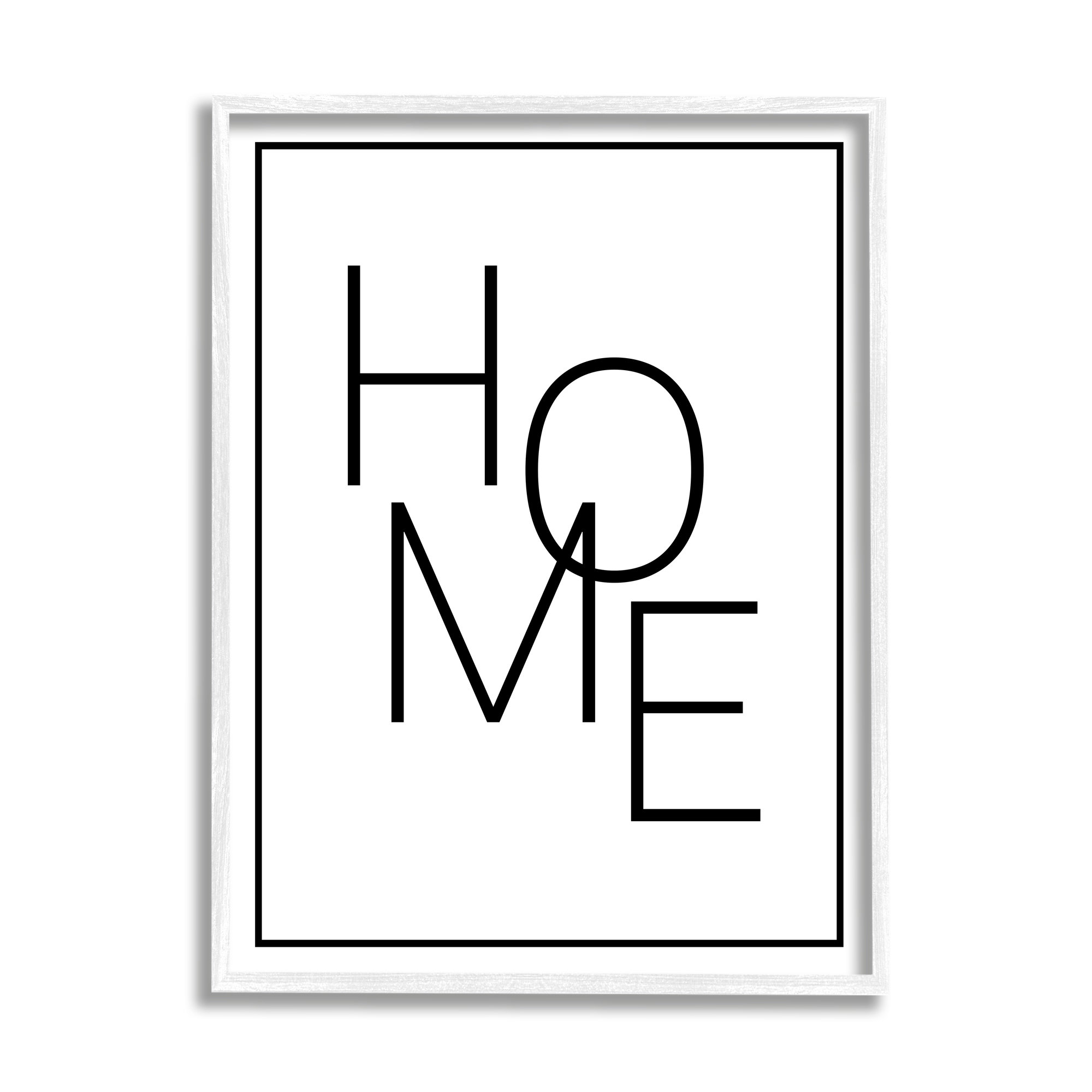 Redwood Rover Minimal Home Phrase Framed Giclee Art Design By Daphne ...