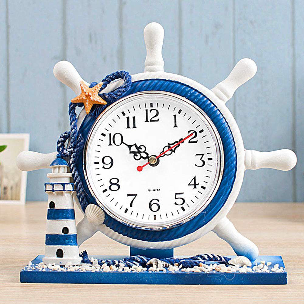 Breakwater Bay Mediterranean Style Nautical Silent Desk Clock ...