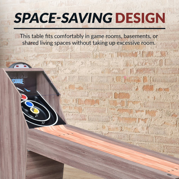 Hathaway Games Shooting Star 9-Ft Roll Hop And Score Arcade Game Table ...