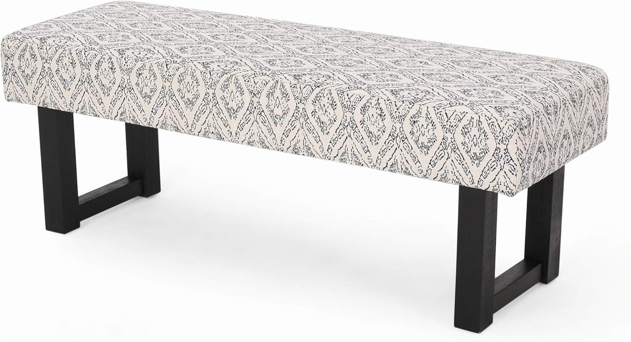 Dakota Fields Ashford Boho Fabric Bench with Bold Design and Durable ...
