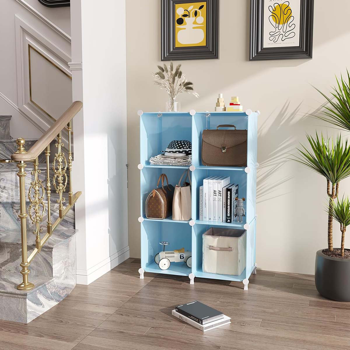 KINOFO Cube Storage Organizer Protable Closet Organizers And Storage ...