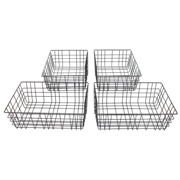 Gracie Oaks Rectangle Wire Basket & Reviews - Wayfair Canada