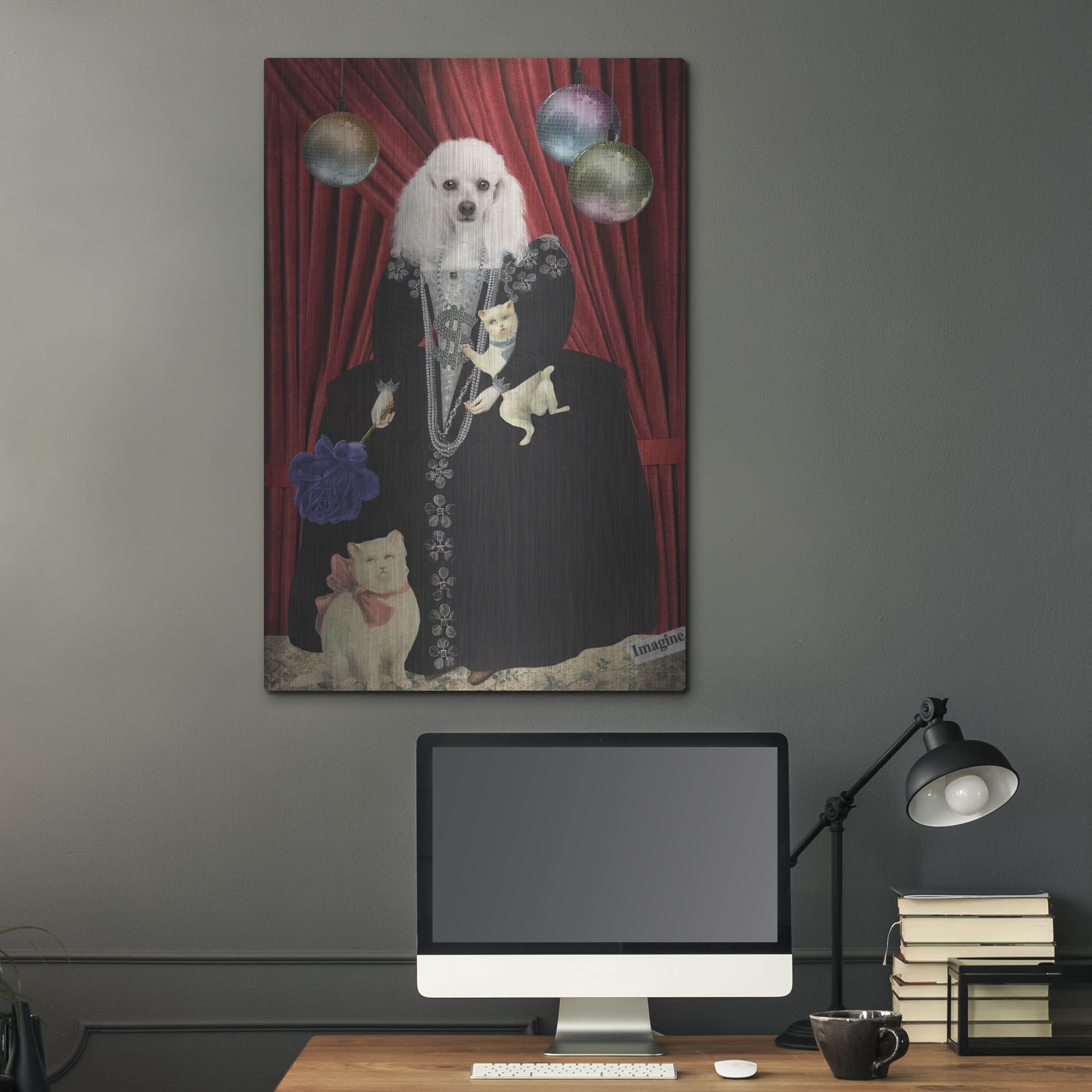 Trinx 'Jezebel' by Elo Marc, Metal Wall Art, 24"x36" - Wayfair Canada