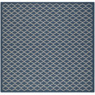 Ophelia & Co. Joyner Looped/Hooked Navy/Beige Indoor/Outdoor Rug ...