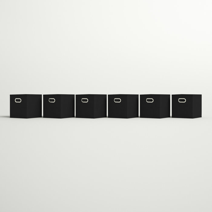 Wayfair Basics® Open Fabric Storage Bin Set & Reviews | Wayfair