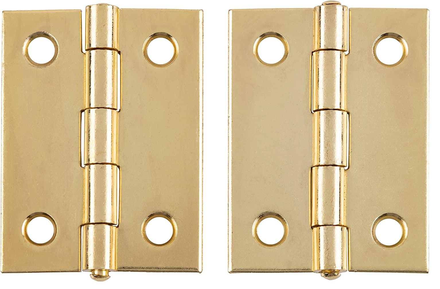 UNIQANTIQ HARDWARE SUPPLY Bright Brass Plated Heavy Butt Hinges ...