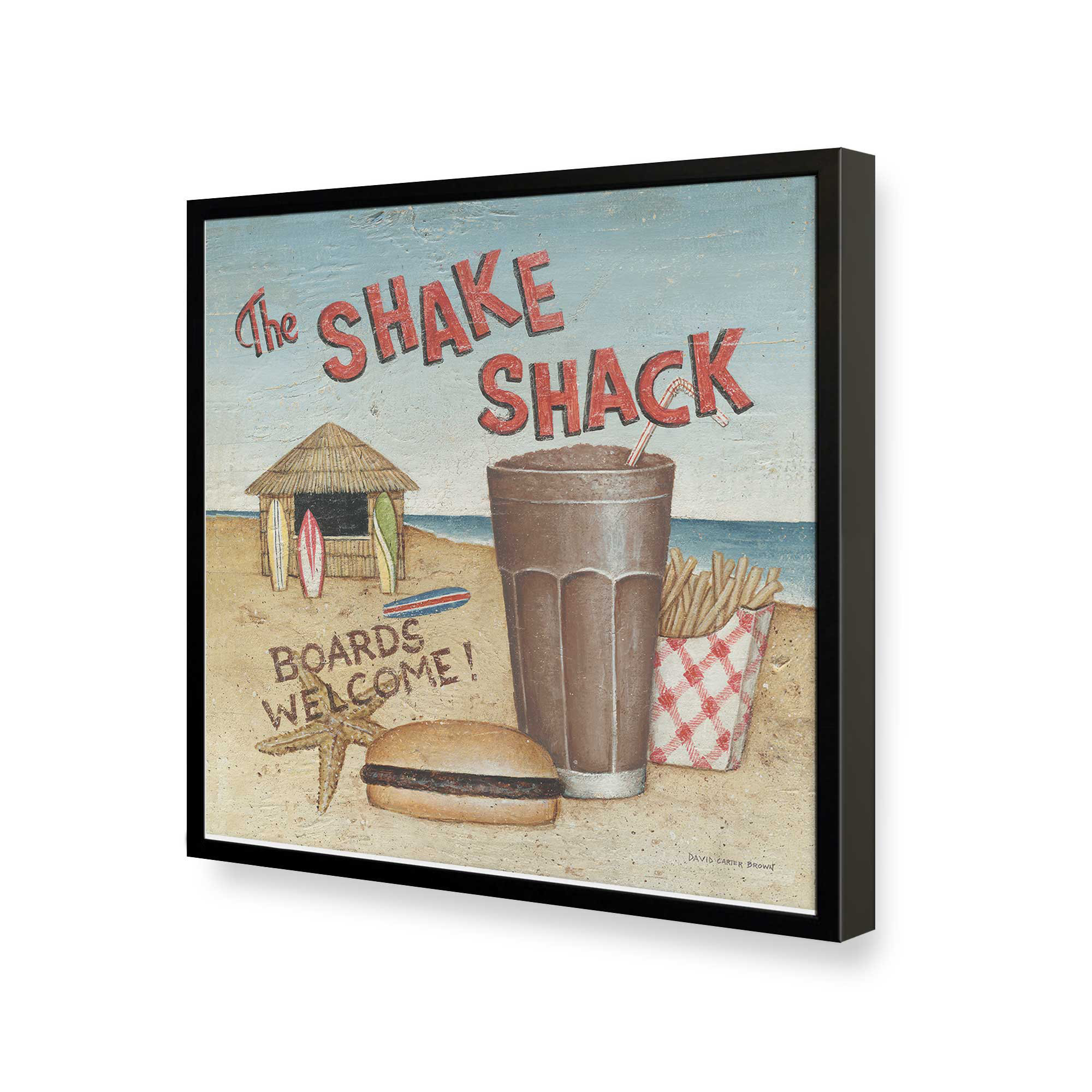 Highland Dunes The Shake Shack By David Carter Art Print | Wayfair