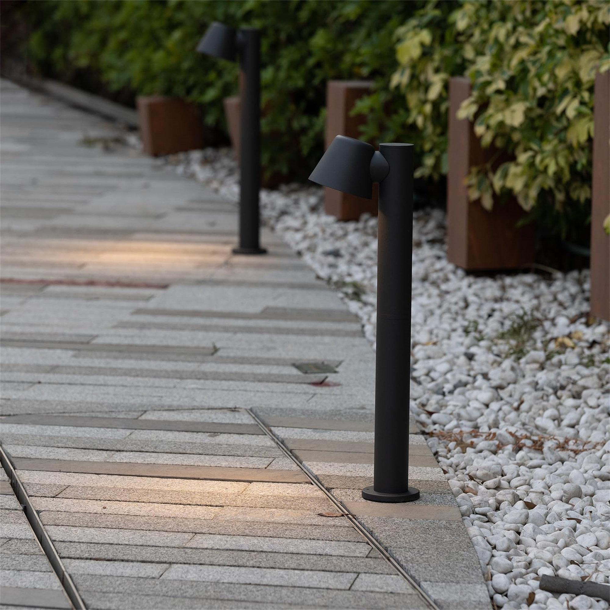 Brayden Studio GU10 LED Bollard Lights Outdoor 5W Post Lights Mains ...
