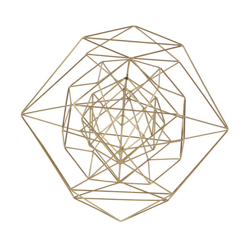 CosmoLiving by Cosmopolitan Metal Wire Sphere Sculpture & Reviews | Wayfair