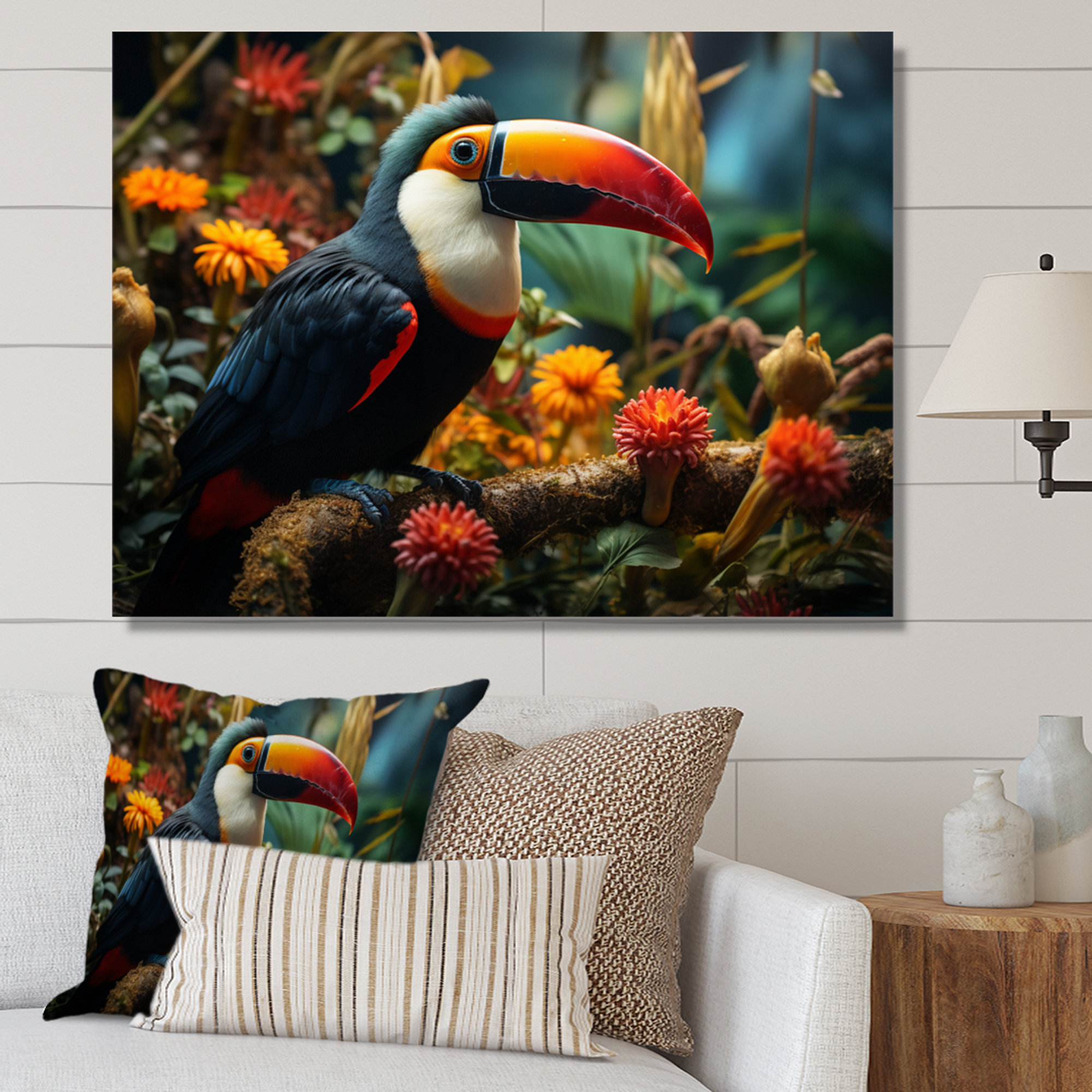 Bay Isle Home™ Toco Toucan South America Jungle Symphony I - Animals ...