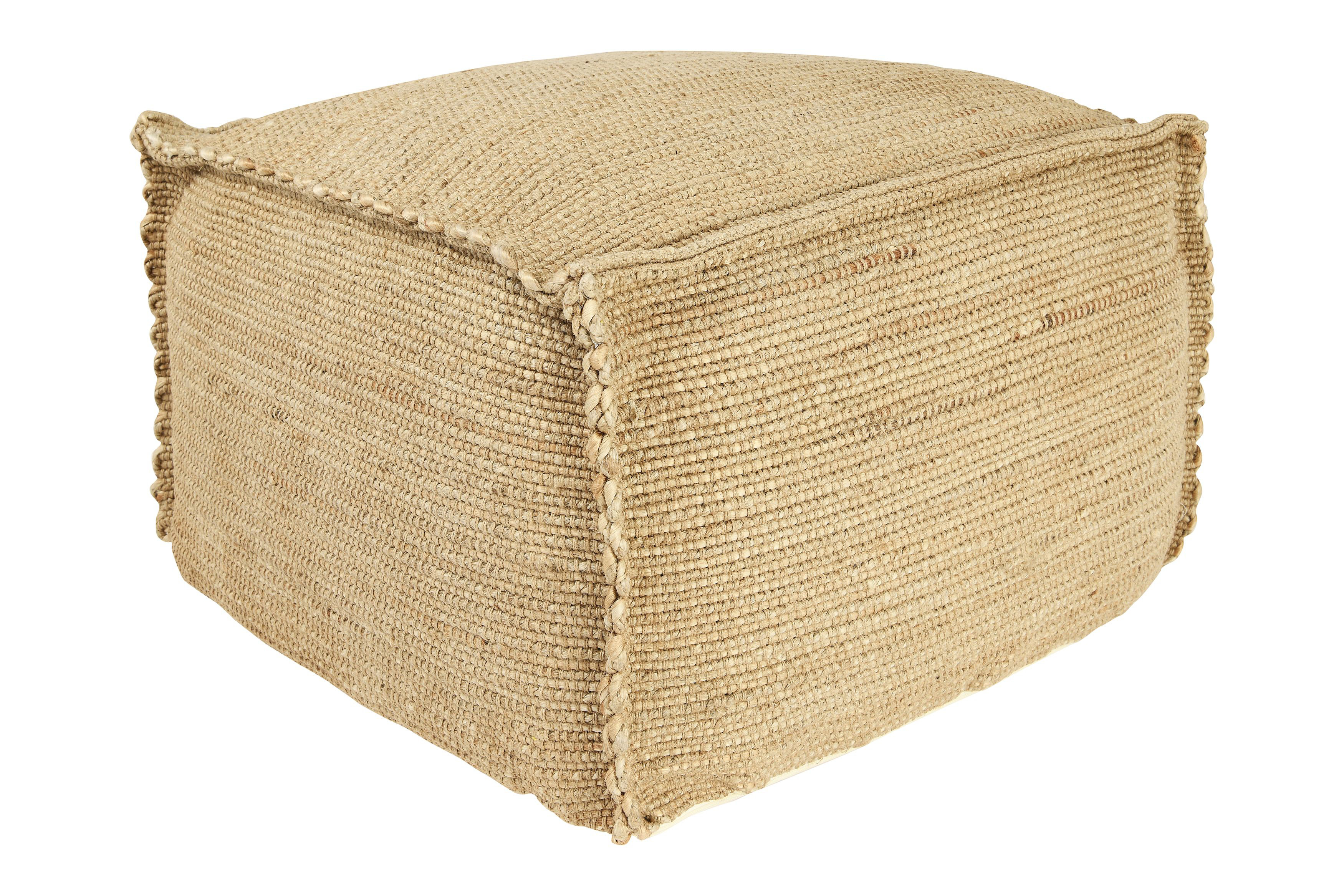 Rosecliff Heights Handwoven Pouf & Reviews - Wayfair Canada