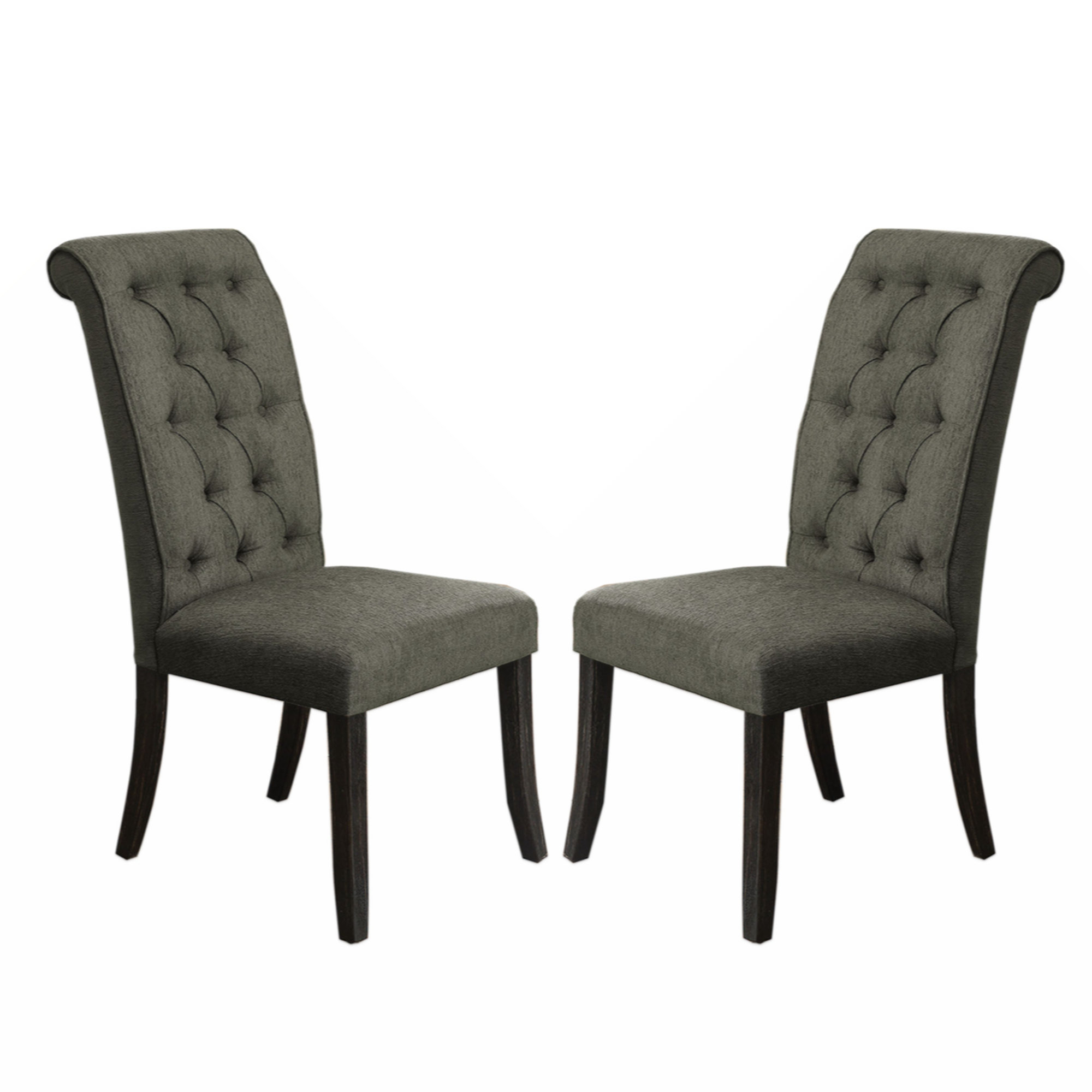 Red Barrel Studio® Hawden Wood+Fabric Dining Chair | Wayfair