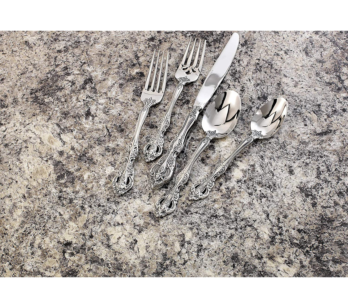 Oneida Michelangelo 45 Piece Fine Flatware Set, Service For 8 & Reviews ...