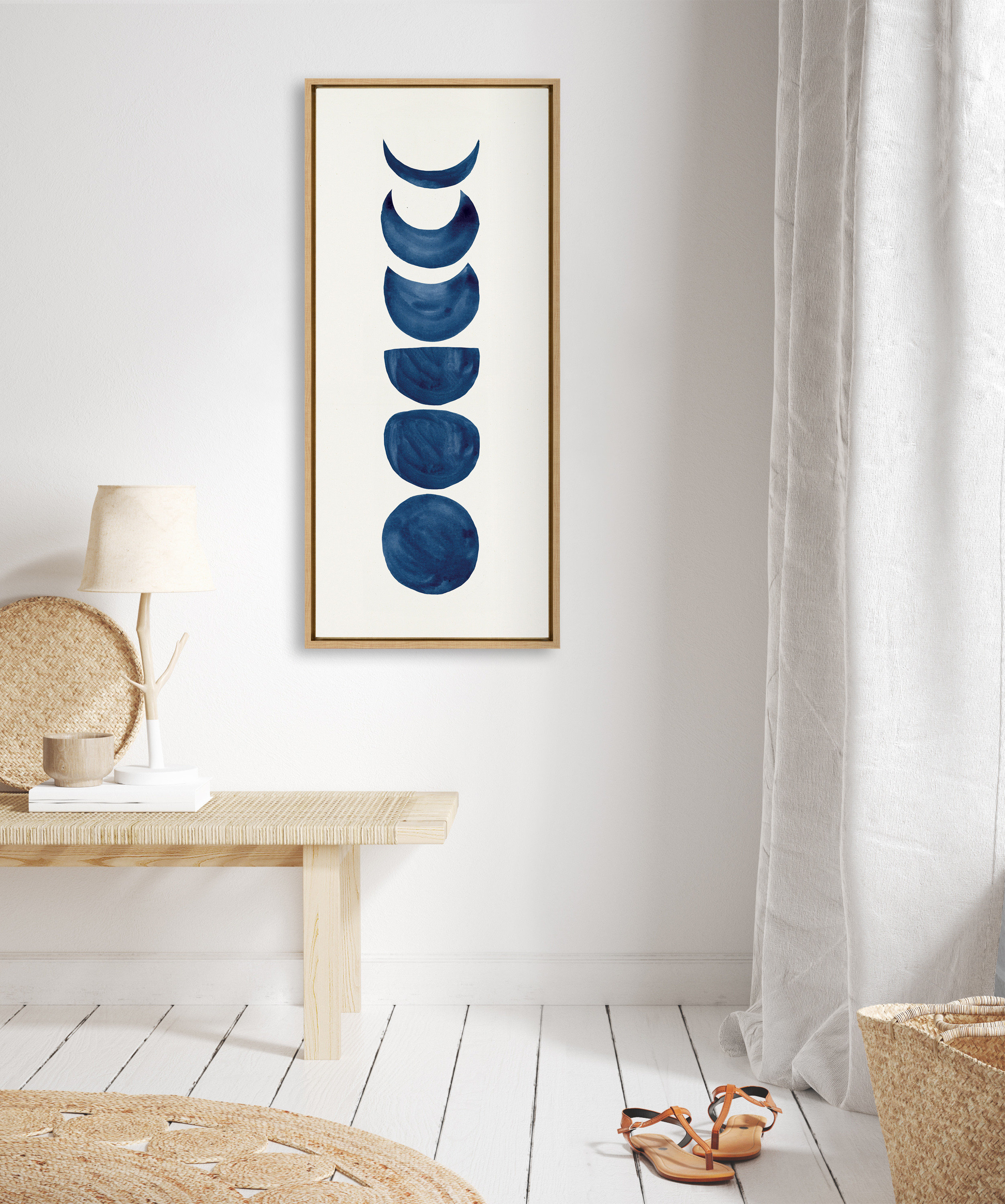 Orren Ellis " Linear Moon Phases " by Teju Reval Painting Print on ...