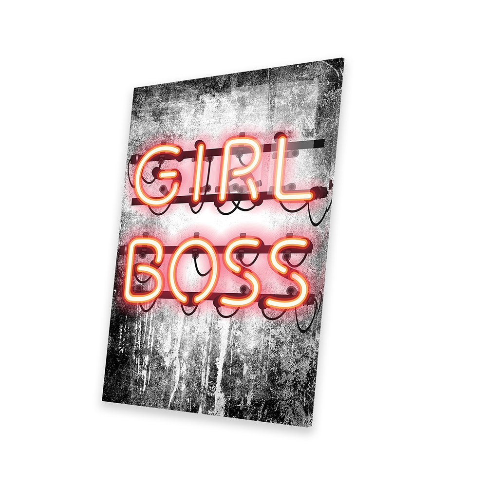 Trinx Girl Boss Neon Sign by - Print - Wayfair Canada